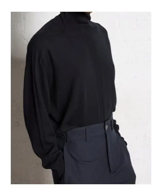Soeur Sweater With High Neck And Ribbed Details