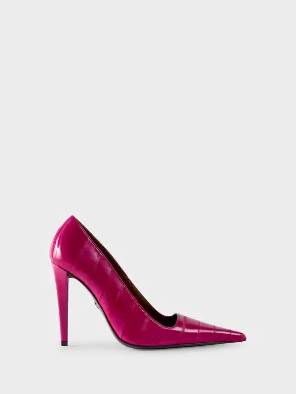 GIUSEPPE ZANOTTI High Desire Pump 105 Eel Leather