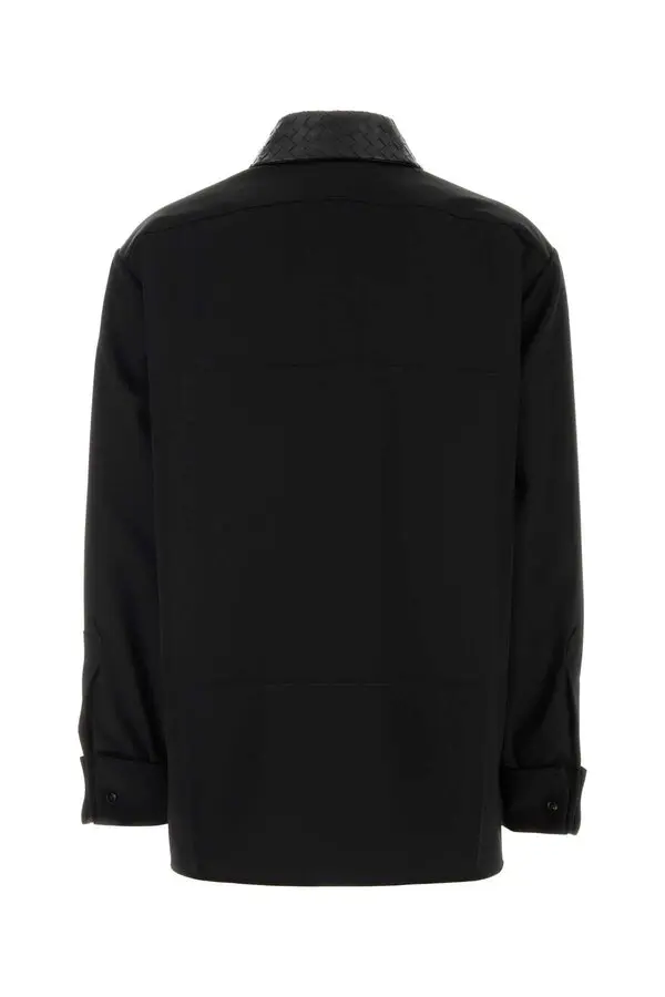 Bottega Veneta Wool Shirt - Black