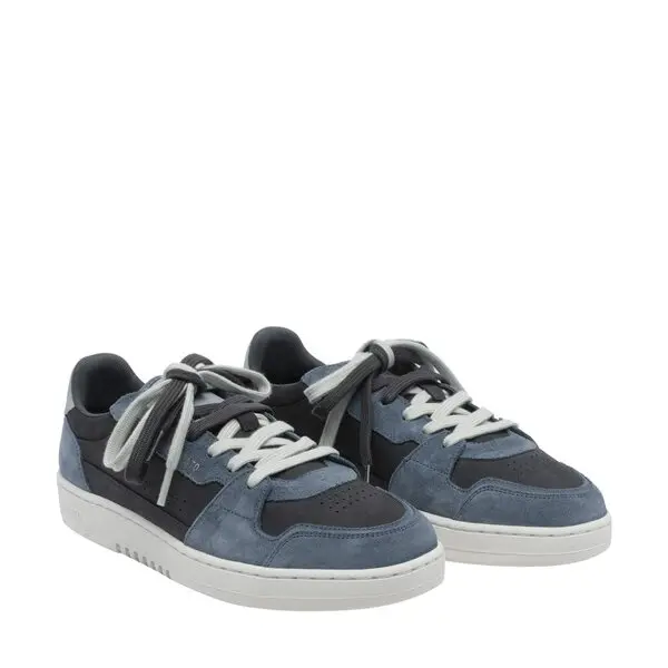 Axel Arigato Suede Leather Colour Block Lace-up Sneakers - Blue