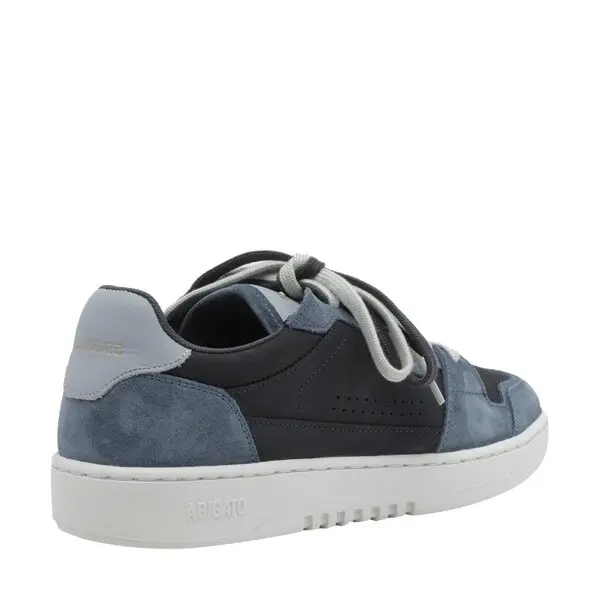 Axel Arigato Suede Leather Colour Block Lace-up Sneakers - Blue