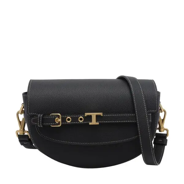 TOD'S Mini T Signature Leather Crossbody Bag