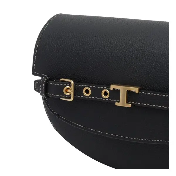TOD'S Mini T Signature Leather Crossbody Bag
