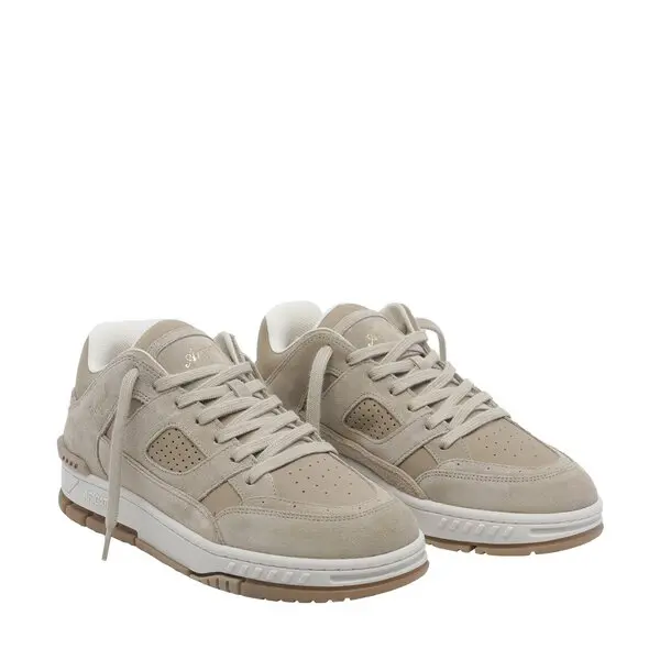 Axel Arigato Area Lo Suede Leather Sneakers - Cream