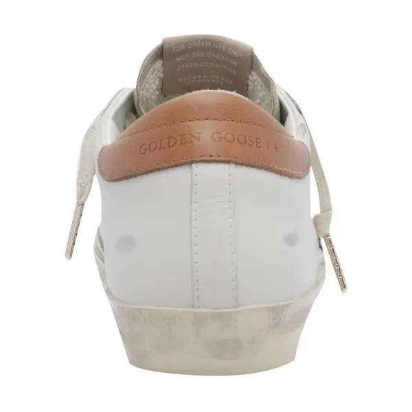 GOLDEN GOOSE Super-star Sneakers With Crystal Embellishment - White