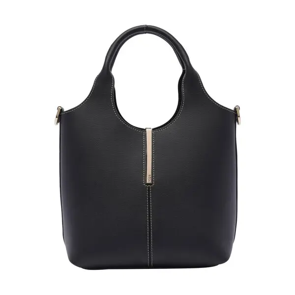 TOD'S Mini Shopping Tote Bag - Black
