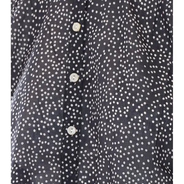 Isabel Marant Étoile Maria Polka Dot Print Long-sleeve Cotton Shirt