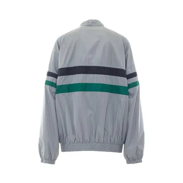 Miu Miu Logo Blouson - Gray