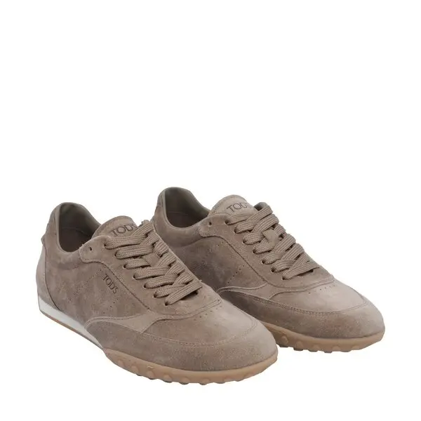 TOD'S Logo Suede Lace-up Sneakers