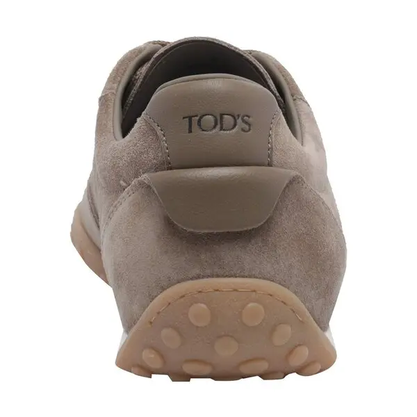 TOD'S Logo Suede Lace-up Sneakers