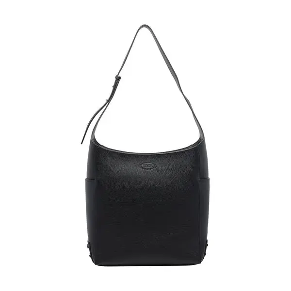 TOD'S Leather Shoulder Bag - Black