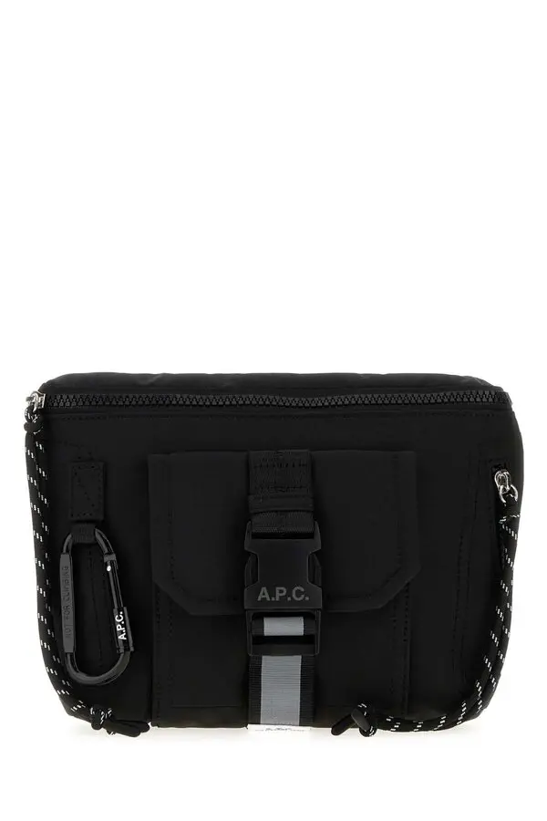 A.p.c. Fabric Belt Bag - Black