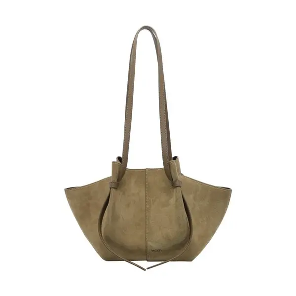 Yuzefi Suede Shoulder Bag - Green