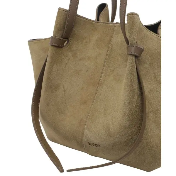 Yuzefi Suede Shoulder Bag - Green