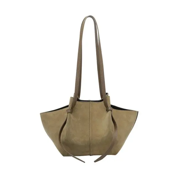 Yuzefi Suede Shoulder Bag - Green