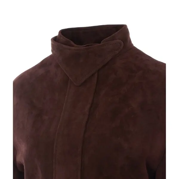 Alaïa Peplum Suede Jacket
