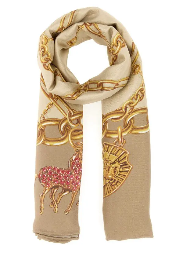 Burberry Printed Silk Foulard - Multicolor