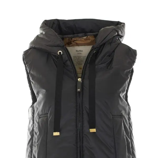 Max Mara Quilted Padded Vest With Hood