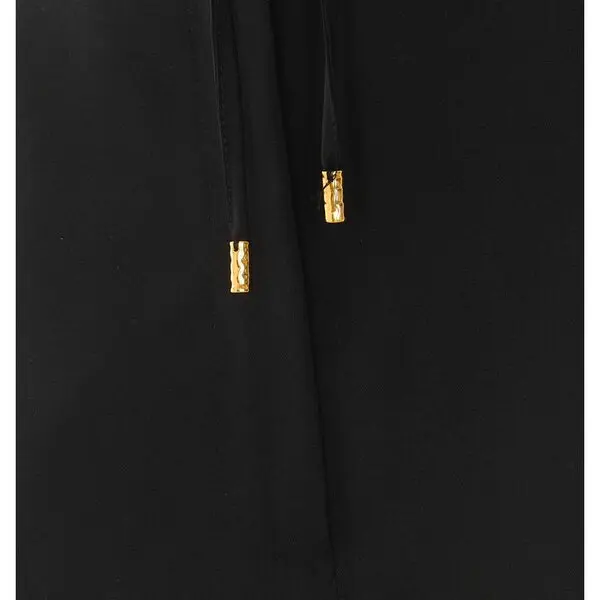 Max Mara Straight-leg Trousers With Drawstring Waist