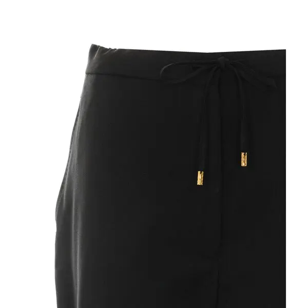 Max Mara Straight-leg Trousers With Drawstring Waist
