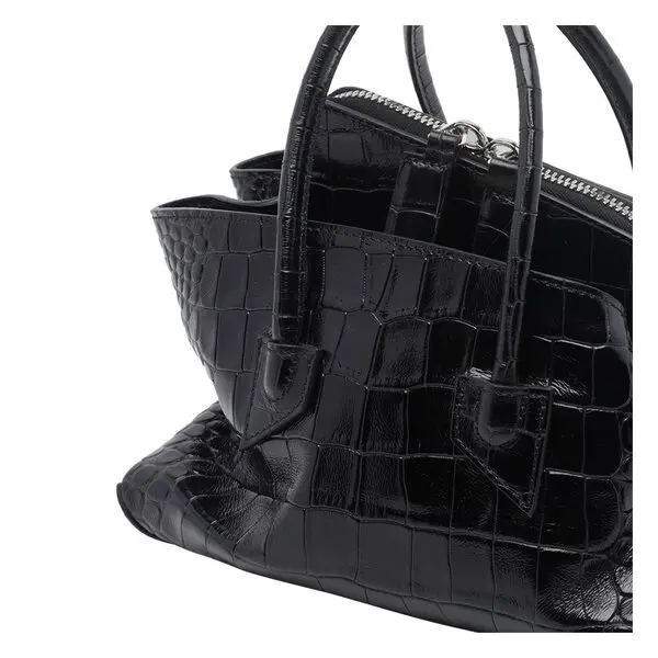 Attico Mini La Passeggiata Handbag - Black
