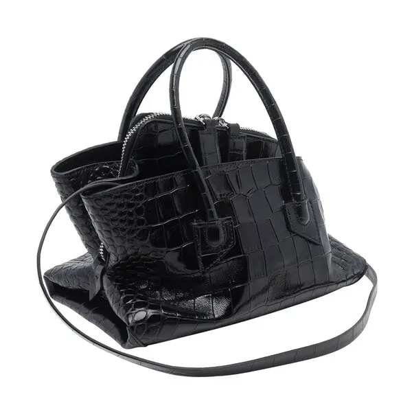 Attico Mini La Passeggiata Handbag - Black