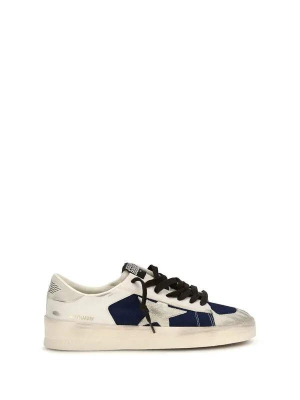 GOLDEN GOOSE Stardan Sneakers With Star Detail - Gray