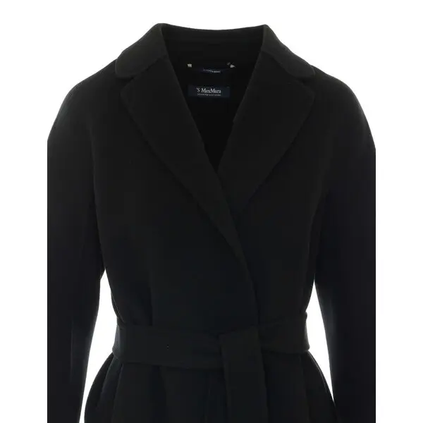 Max Mara Esturia Coat Wool - Black