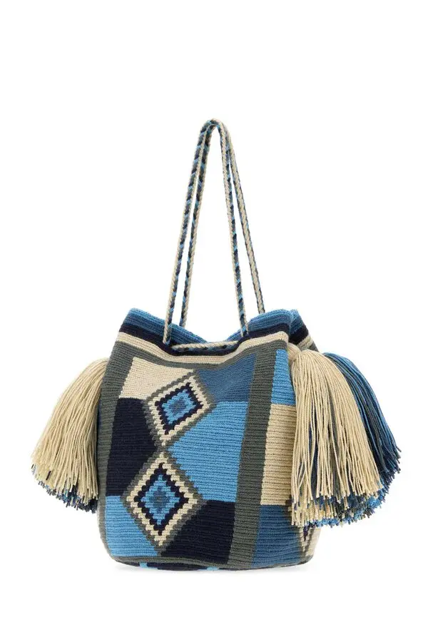 JW Anderson Embroidered Wayuu Bucket Bag