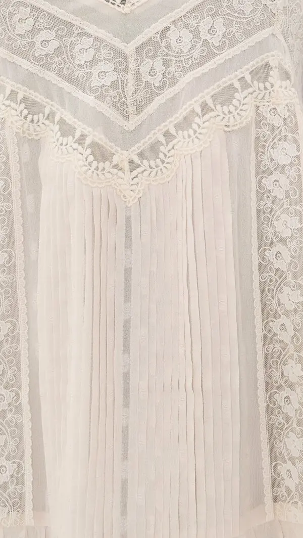 Rococo Sand Cary Lace Mini Dress
