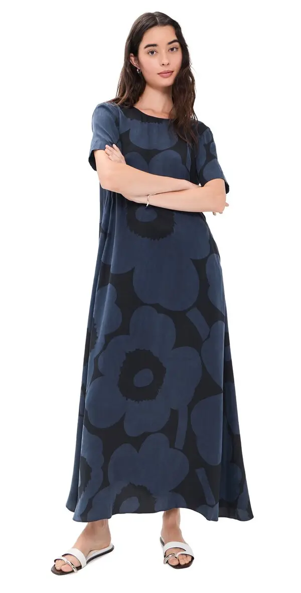 Marimekko Taipale Unikko Midi Dress