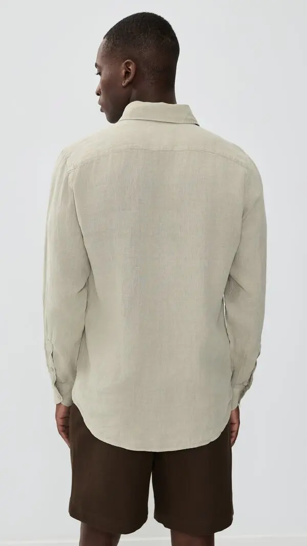 Frescobol Carioca Antonio Linen Shirt