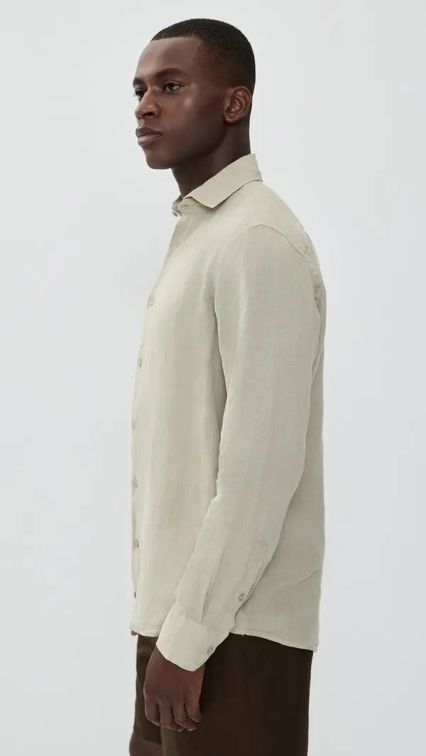 Frescobol Carioca Antonio Linen Shirt