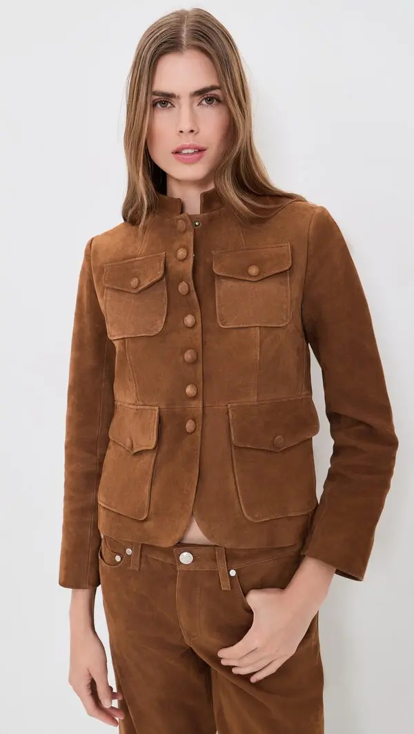 Rag & Bone Mercer Suede Blazer