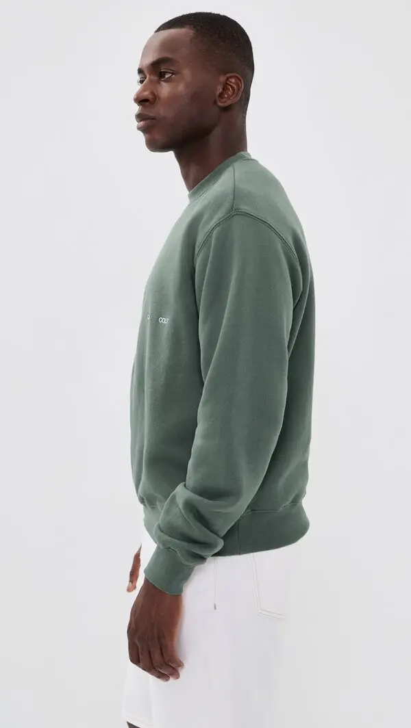 QUIET GOLF Wordmark Crew Neck Sweatshirt