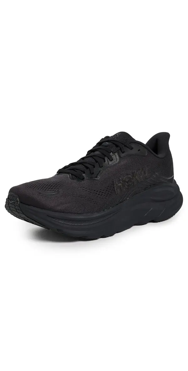HOKA® Clifton Sneakers - Black / Black