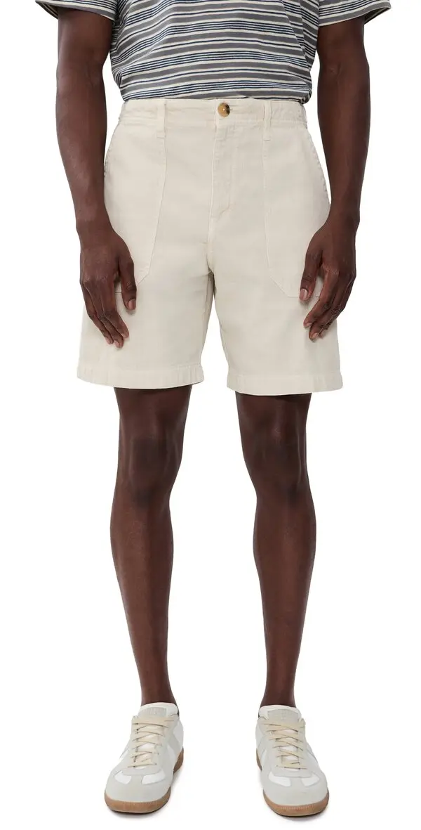 Paul Smith Relaxed Corduroy Fit Shorts - Natural