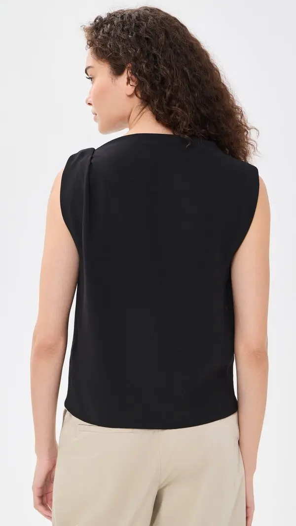 Vince Draped Shoulder Top