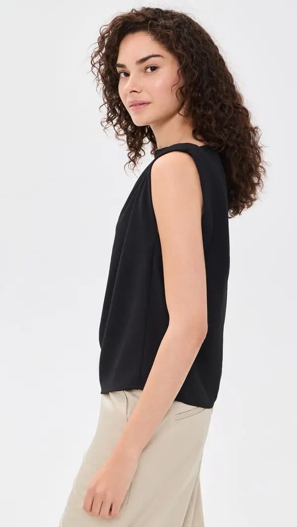Vince Draped Shoulder Top