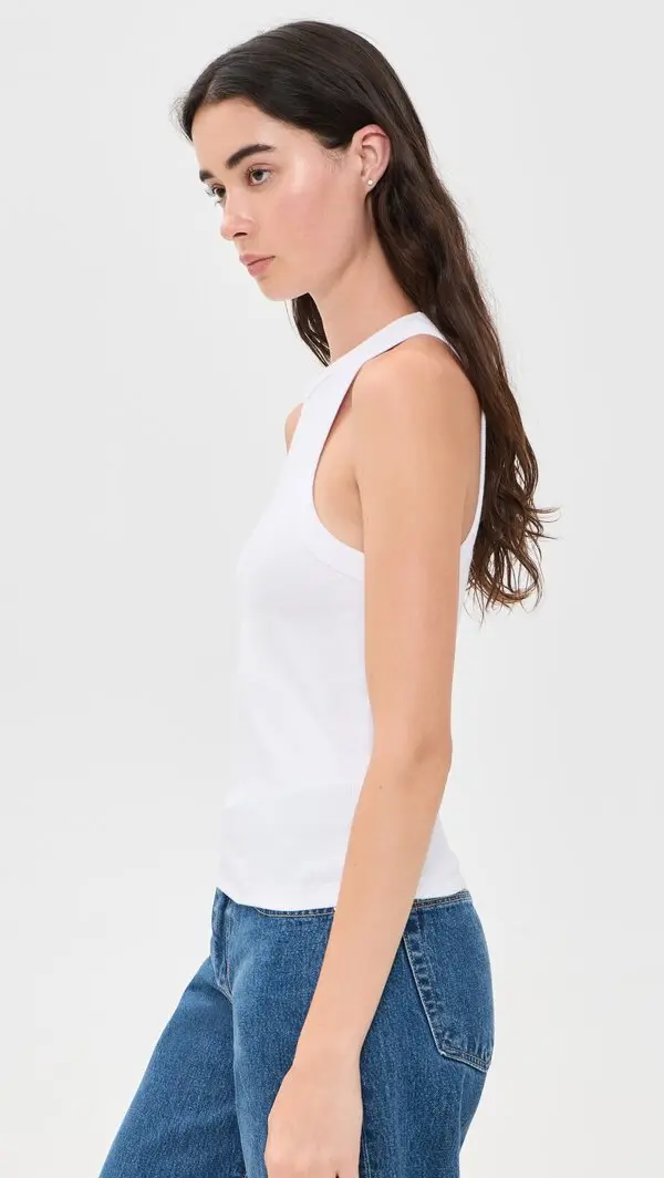 DL1961 High Neck Ribbed Tank