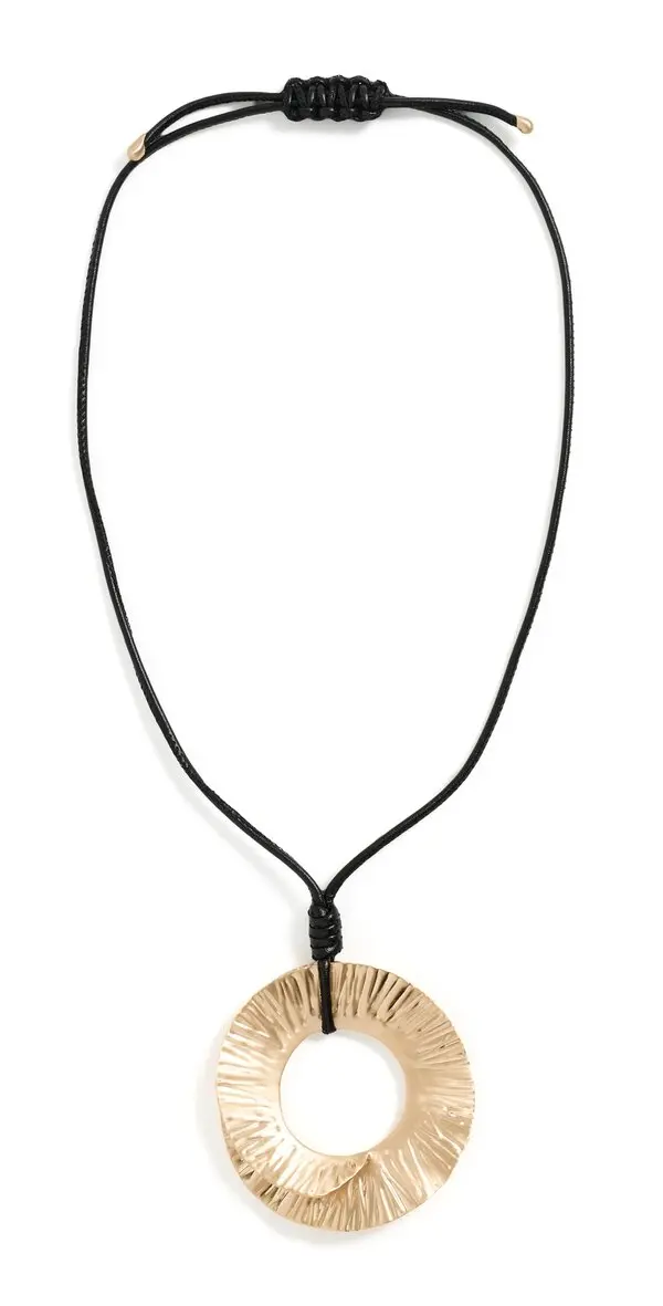 Cult Gaia Ren Necklace - Brushed Brass