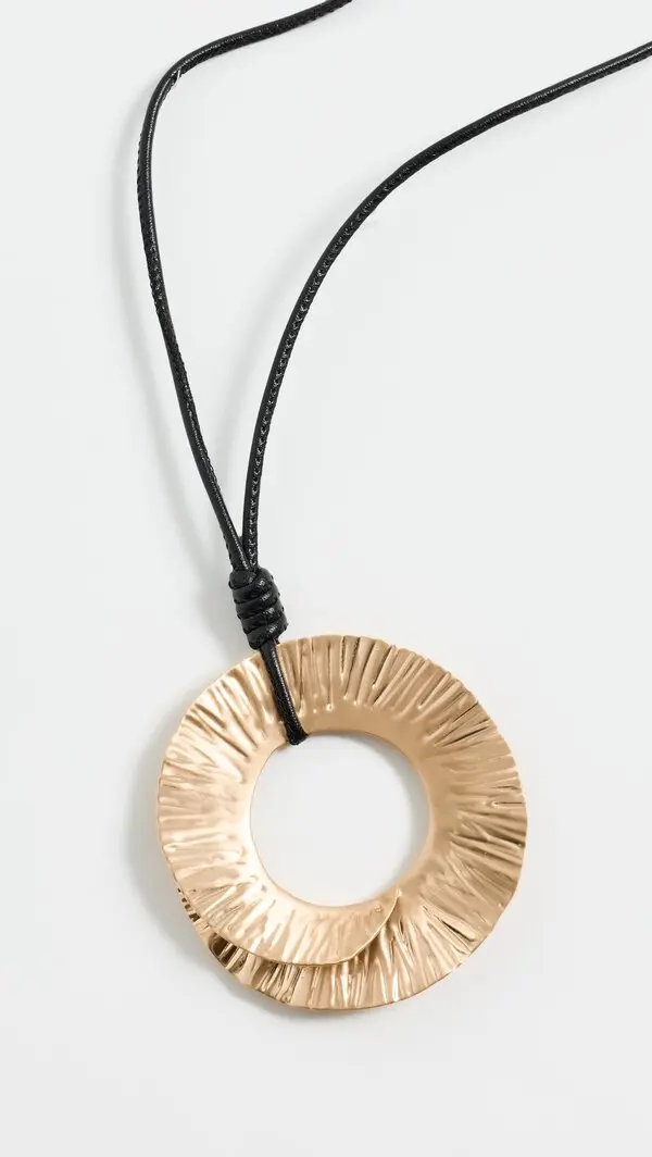 Cult Gaia Ren Necklace - Brushed Brass