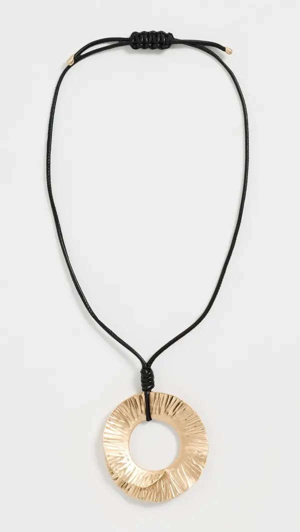 Cult Gaia Ren Necklace - Brushed Brass