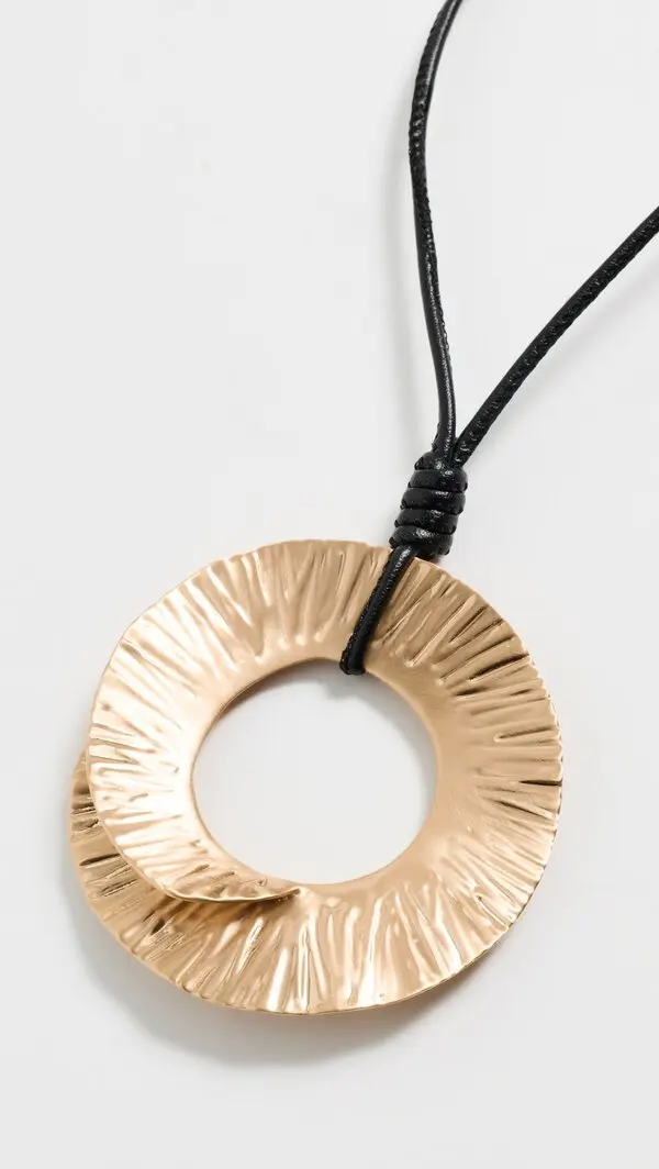 Cult Gaia Ren Necklace - Brushed Brass