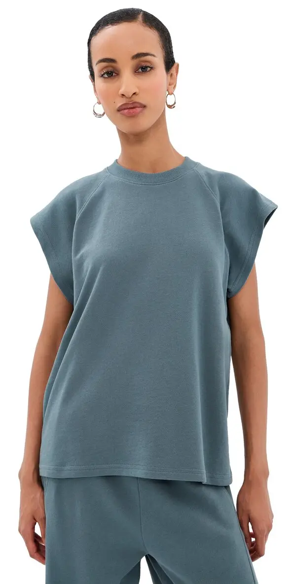 Tibi Lightweight Easy Sweatshirt Top