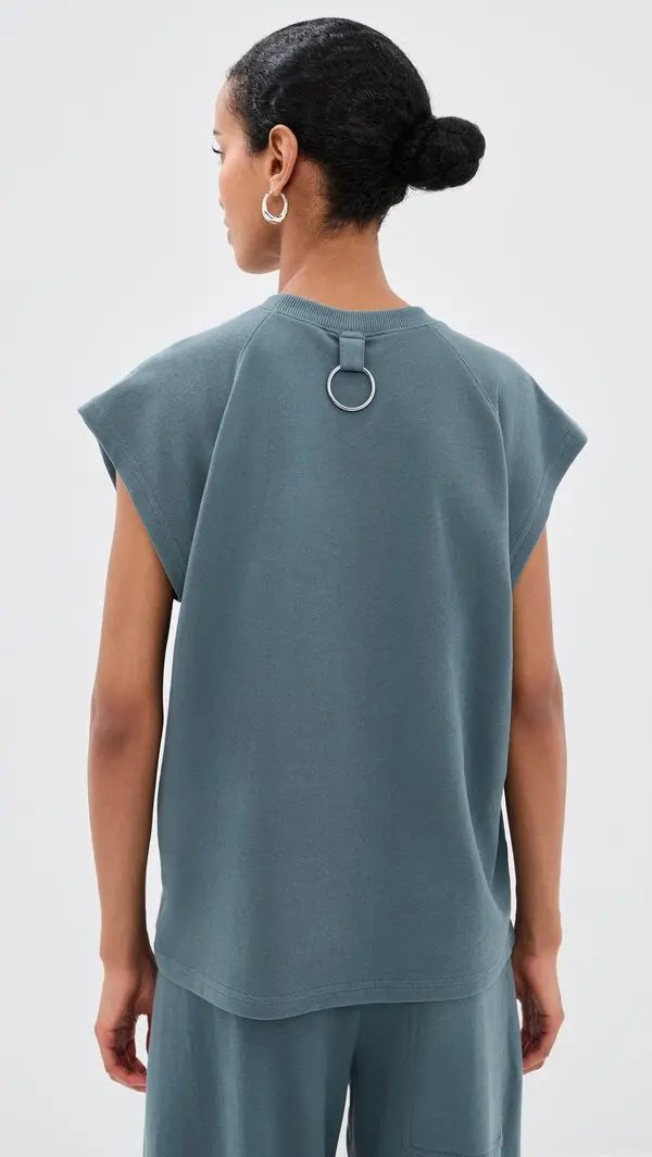 Tibi Lightweight Easy Sweatshirt Top