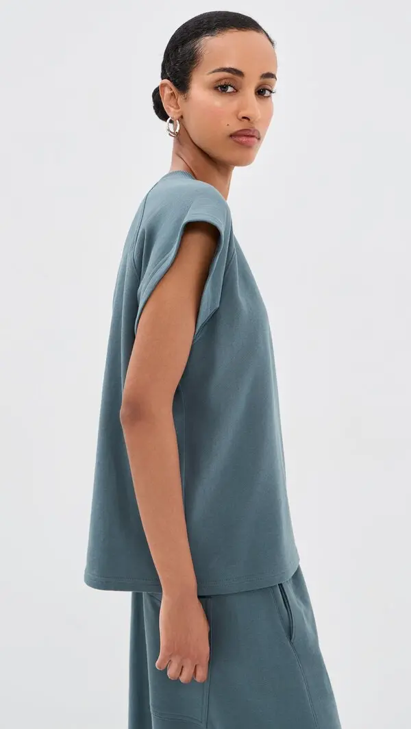 Tibi Lightweight Easy Sweatshirt Top