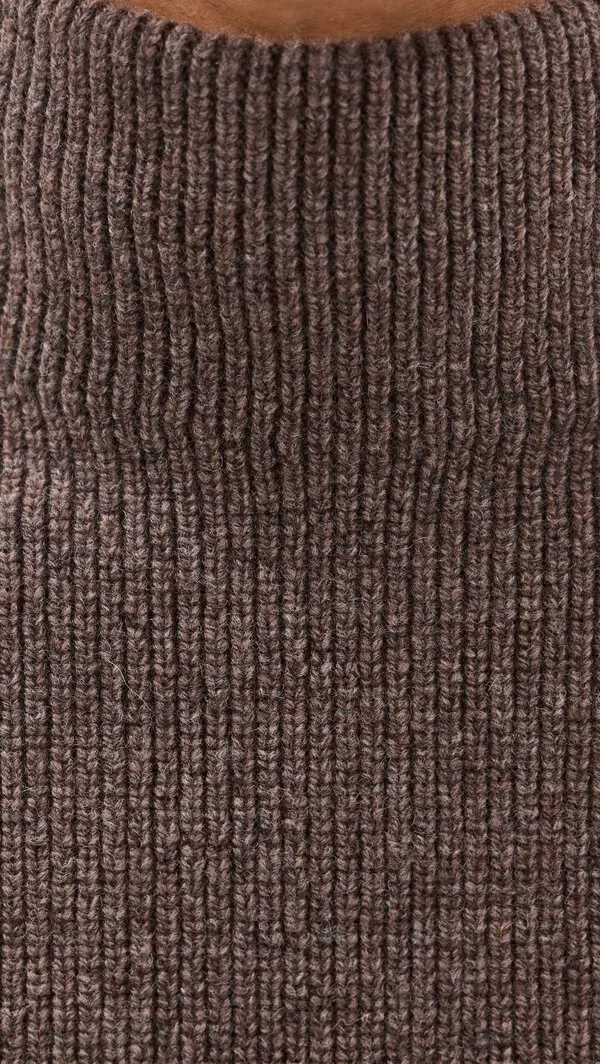 RÓHE Sculptural Sleeveless Knitted Peplum Top