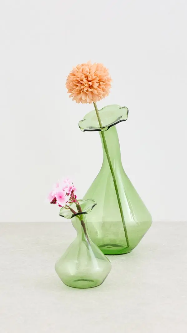 TIZO DESIGN Angled Neck Glass Vase