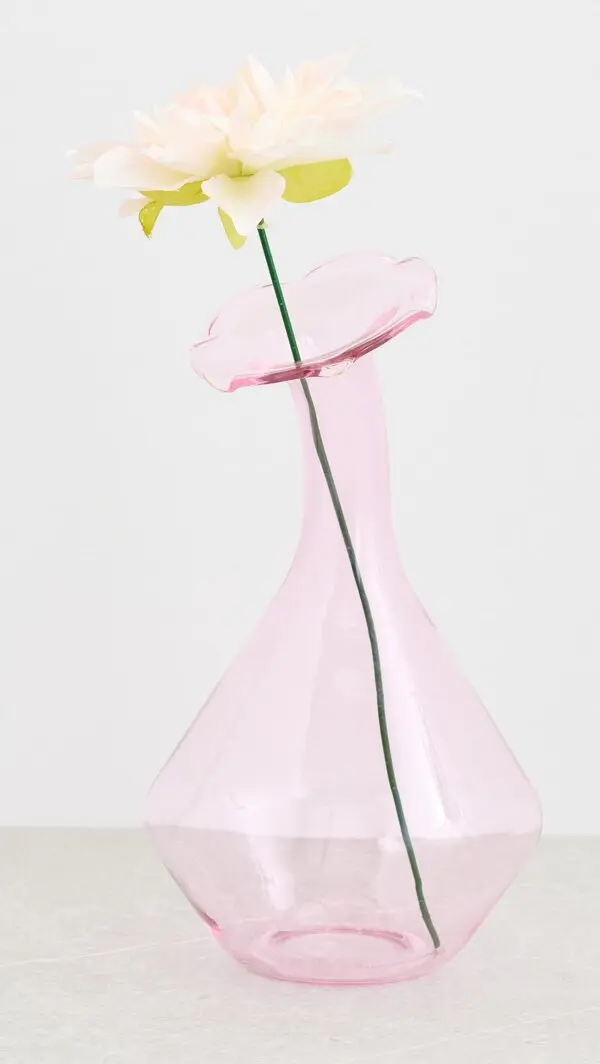 TIZO DESIGN Angled Neck Large Glass Vase